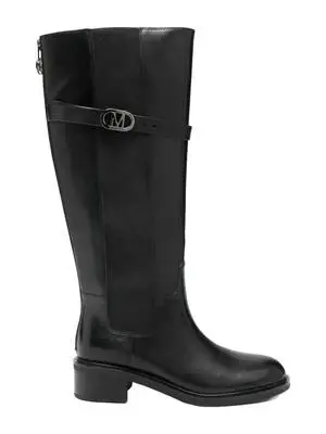MARC ELLIS 40mm Buckle Strap Boots - Black