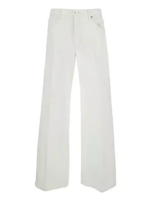FRAME The Stroll Five-pocket Jeans - White