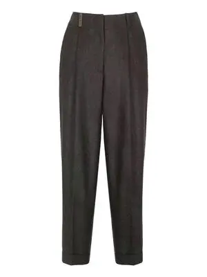 Peserico Pleated Trousers - Grey