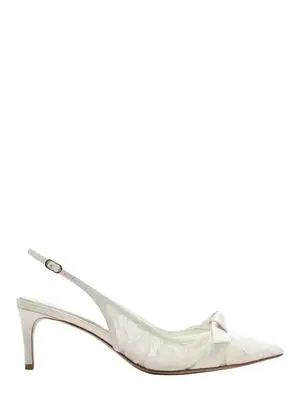 ALEXANDRE BIRMAN 60mm Clarita Heeled Pumps - White