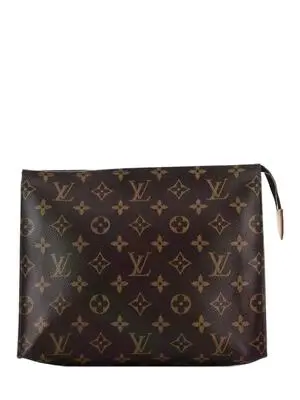 LOUIS VUITTON Toiletry Pouch 26 Monogram Canvas - Brown