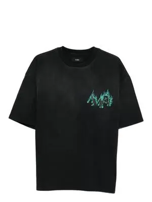 Amiri Crew-neck Short-sleeve T-shirt - Black