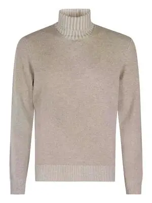 GRAN SASSO Roll-neck Sweater - Neutrals