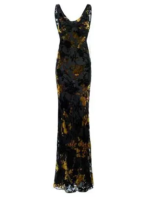 V:PM ATELIER Lucia Maxi Dress - Black
