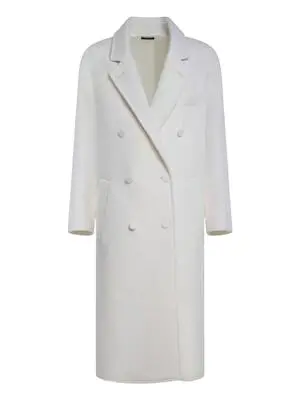 TOM FORD Double-breasted Coat - White