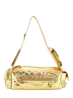 Balenciaga Superbusy Sling Bag Leather Xs - Gold