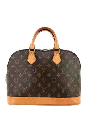 LOUIS VUITTON Vintage Alma Handbag Monogram Canvas - Brown