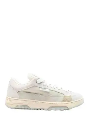 PAURA Lace-up Panelled Sneakers - Neutrals