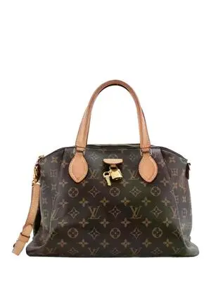 LOUIS VUITTON Rivoli Handbag Monogram Canvas - Brown