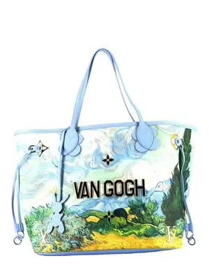 LOUIS VUITTON X Jeff Koons Neverfull Masters Van Gogh Tote - Blue