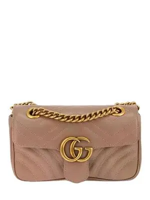 Gucci Gg Marmont Quilted Cross-body Bag - Neutrals
