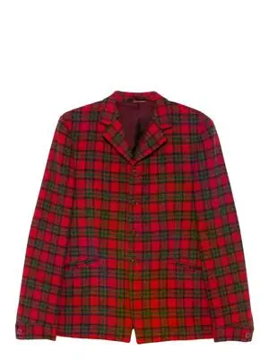 ROMEO GIGLI 1990s Checked Jacket - Red