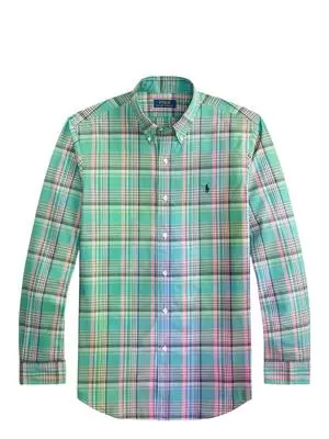 Polo Ralph Lauren Checked Long-sleeve Shirt - Green