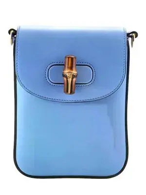 Gucci Bamboo Top Handle Mini Backpack - Blue