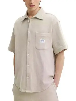 Hugo Ebronn Chest-pocket Button-up Shirt - Neutrals