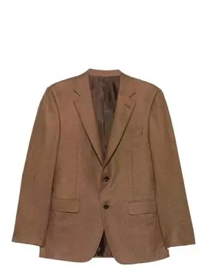Canali Single-breasted Blazer - Brown