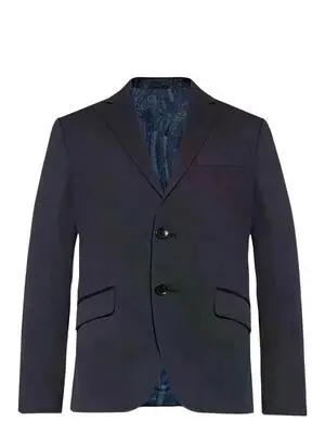 Etro Single-breasted Blazer - Blue