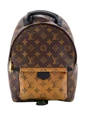LOUIS VUITTON Palm Springs Reverse Monogram Canvas Pm Backpack - Brown
