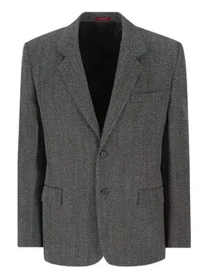 Gucci Lapel Patch Pocket Jacket - Grey