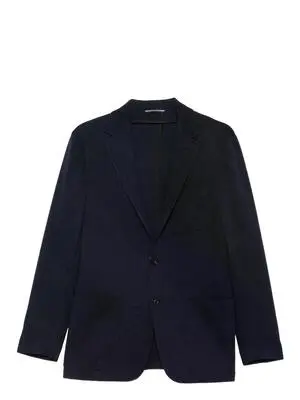 Canali Patch-pocket Two-button Blazer - Blue