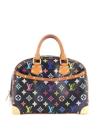 LOUIS VUITTON Trouville Handbag Monogram Multicolor Satchel - Multicolour