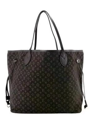 LOUIS VUITTON Neverfull Monogram Idylle Mm Tote Bag - Brown