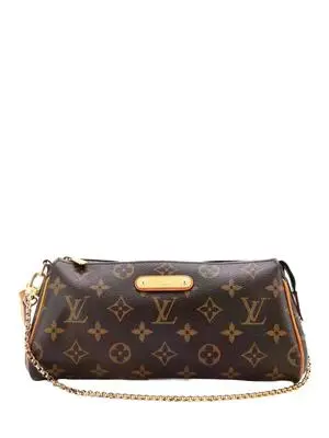 LOUIS VUITTON Eva Monogram Clutch - Brown