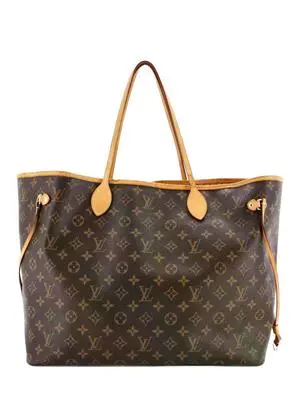 LOUIS VUITTON Neverfull Gm Monogram Canvas Tote Bag - Brown