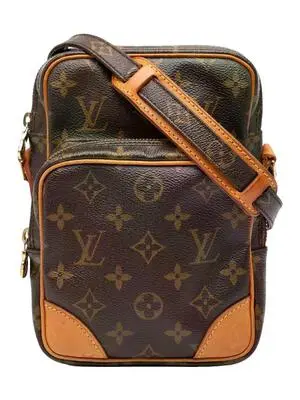 LOUIS VUITTON 2003 Monogram Amazone Crossbody Bag - Brown