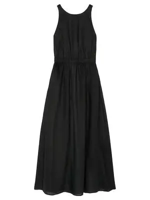 Marc O'polo Sleeveless Gathered Maxi Dress - Black
