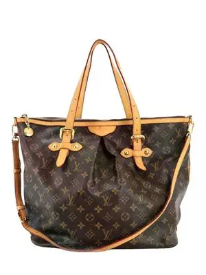 LOUIS VUITTON Palermo Handbag Monogram Canvas Gm Tote - Brown