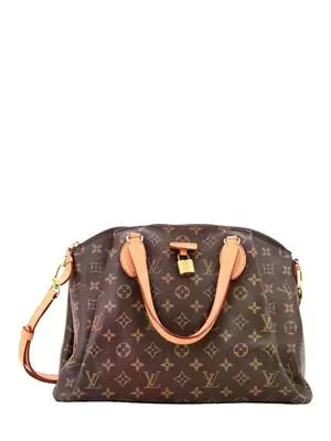 LOUIS VUITTON Rivoli Handbag Monogram Canvas - Brown