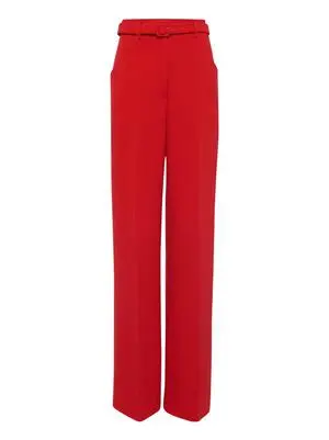 GABRIELA HEARST Norman Wide-Leg Virgin Wool Crepe Pants