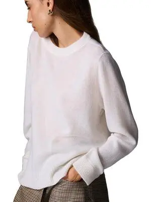 REFORMATION Cashmere Boyfriend Sweater - Gossamer