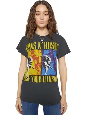 MadeWorn Guns N' Roses Crewneck T-shirt - Black