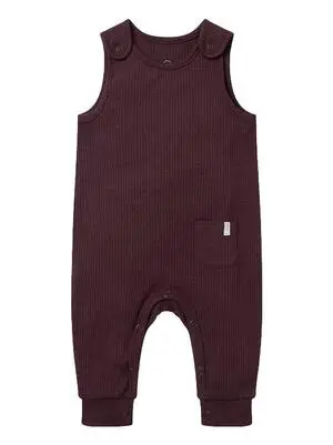 MORI Ribbed Romper - Berry