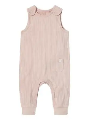 MORI Ribbed Romper - Blush