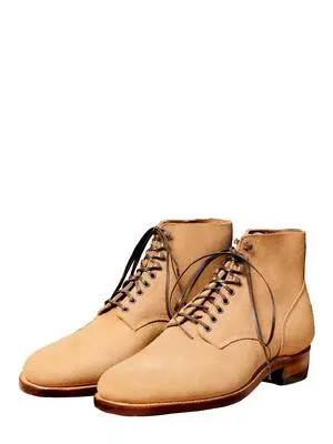 FORTELA Viberg For Cordovan Leather Navvy Boots - Natural