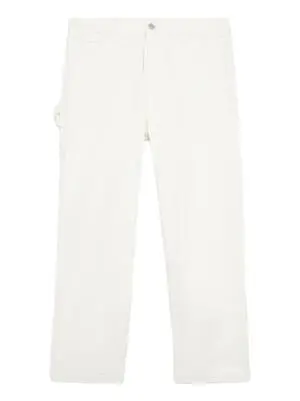 FORTELA Allen Cotton Twill Workwear Trousers - White