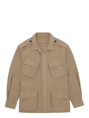 FORTELA Jungle Cotton Pocket Jacket - Camel