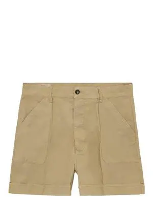 FORTELA Fortela Haute Twill Cotton Shorts Beige