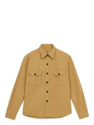 FORTELA Kenny Cotton Overshirt - Camel