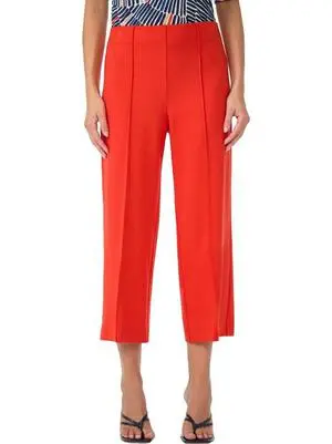 Trina Turk Santo Ponte Cropped Wide Leg Pant - Samba Sunrise