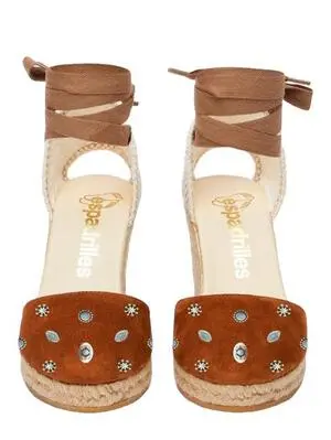 FORTELA Wedge Espadrilles With Studs