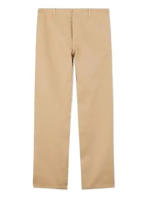 FORTELA Jamiet Chino Gabardine Trousers - Natural