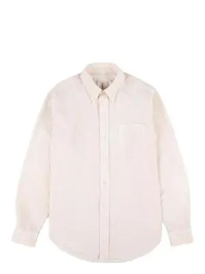 FORTELA King Corduroy Button Down Shirt - Off White