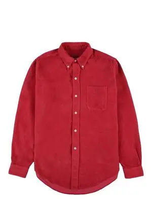 FORTELA King Corduroy Button Down Shirt - Pink