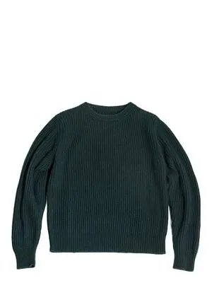 FORTELA Alberto Wool Crewneck Sweater Green