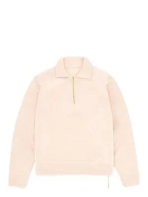 FORTELA Fortela Yale Wool Sweater With Collar And Zip Pink