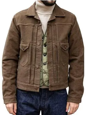 FORTELA Moleskin Jacket - Brown